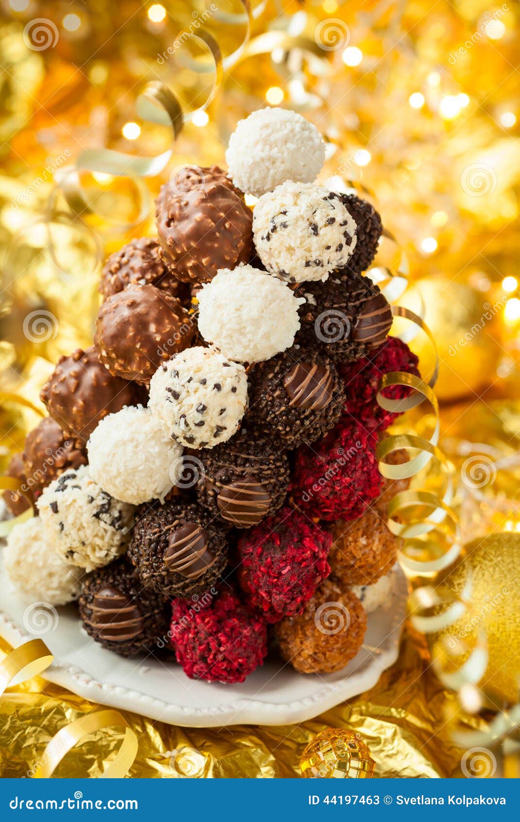 Chocolate Truffle stock image. Image of decoration, traditional - 44197463