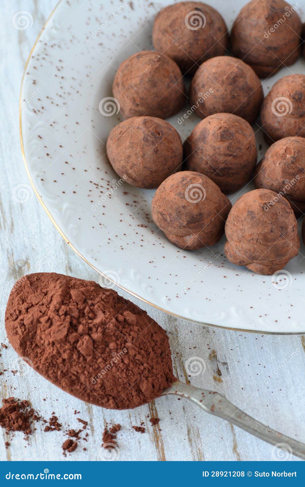Chocolate truffles stock photo. Image of closeup, brown - 28921208