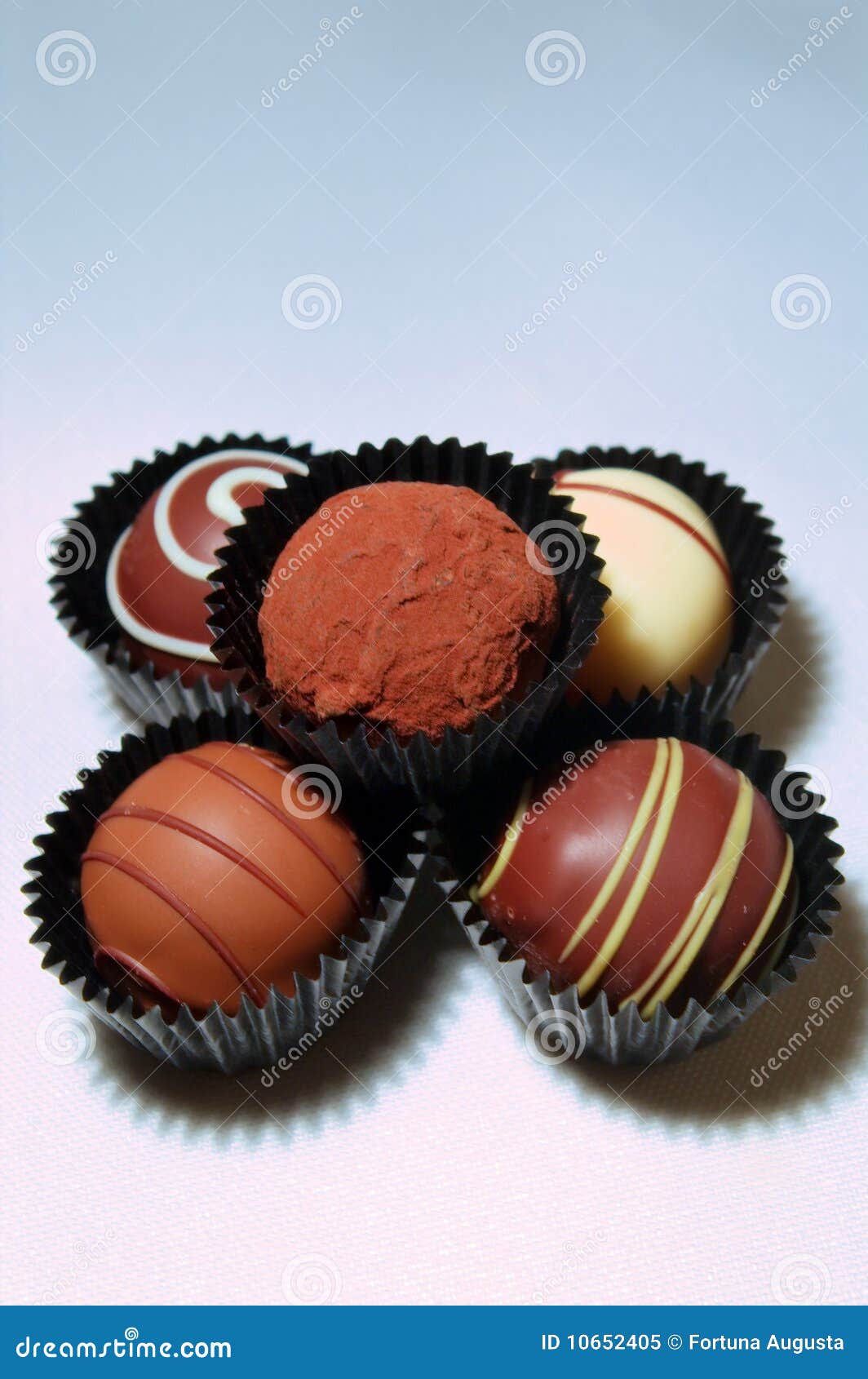 Chocolate Truffles Assortment Stock Image - Image of cocoa, truffle ...