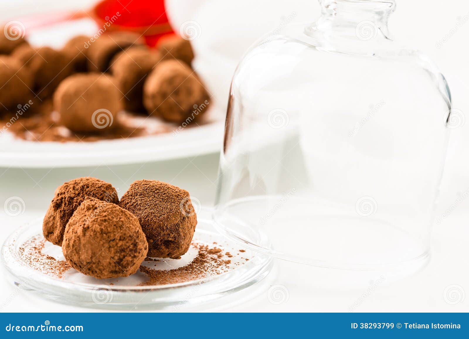 Chocolate Truffles. Handmade Chocolate Truffle Candies Stock Image ...