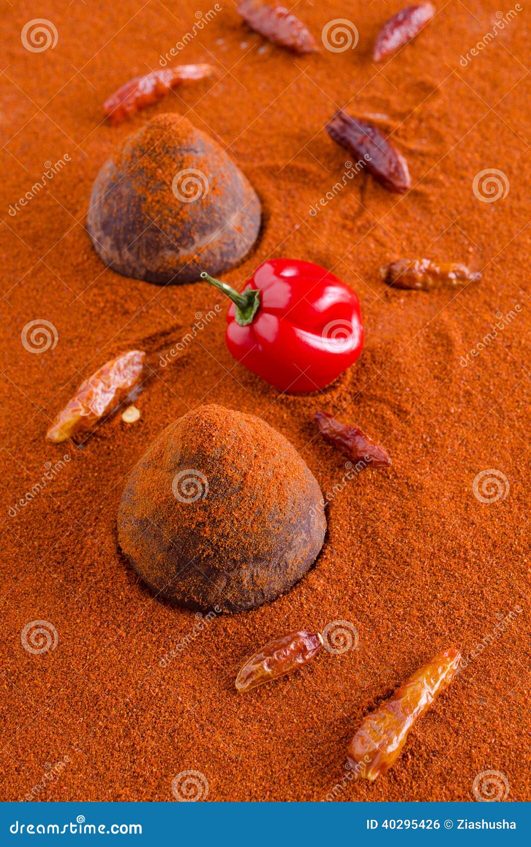 Chocolate stock photo. Image of spicy, chili, gourmet - 40295426