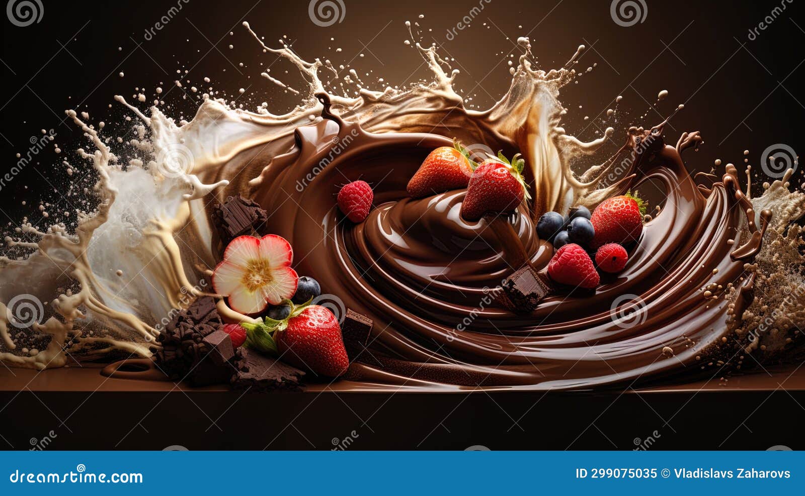 Chocolate and Vanilla in an Amazing Combination Creating Spectacular ...