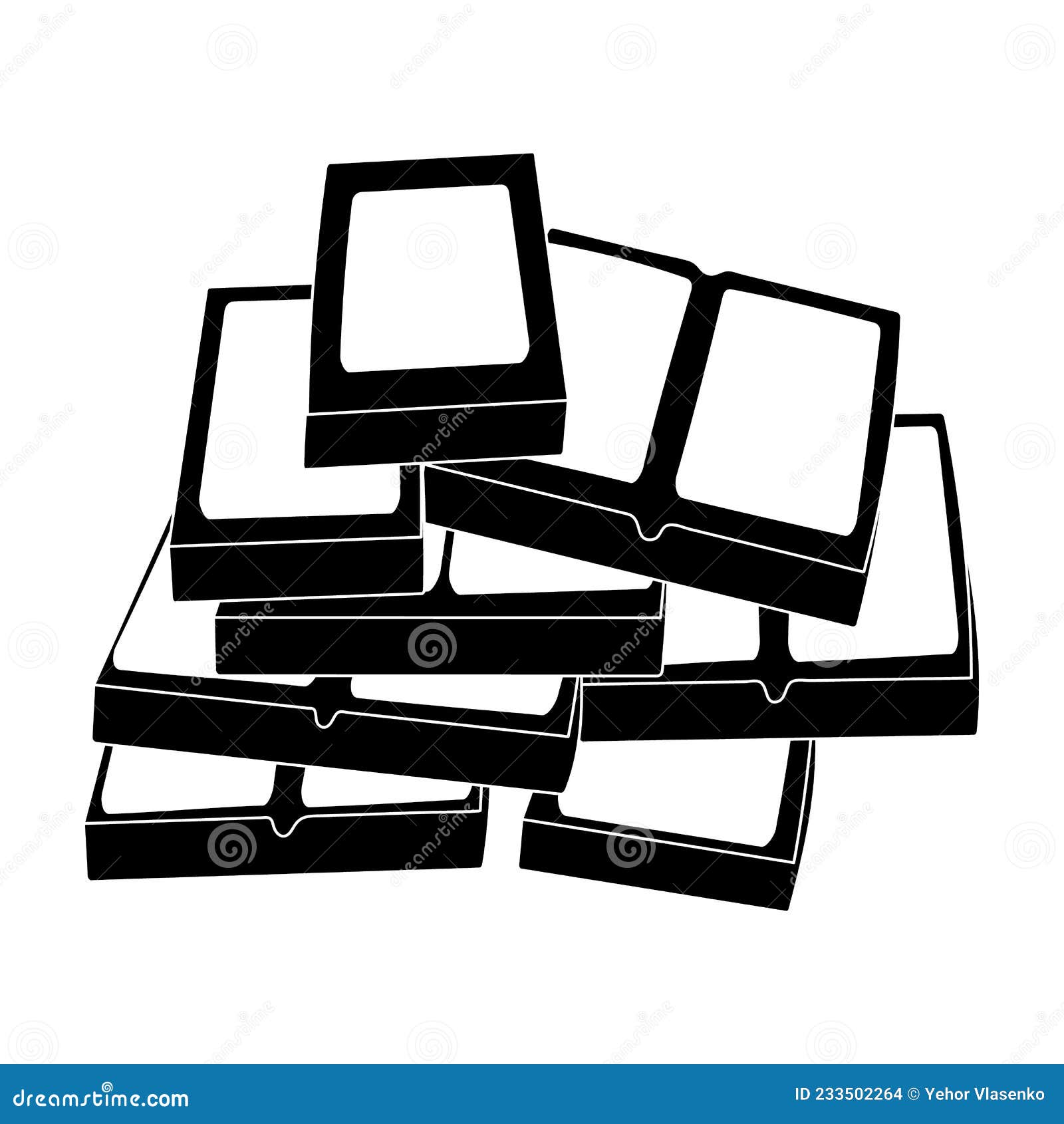 Chocolate Vector Icon.Black Vector Icon Isolated on White Background ...