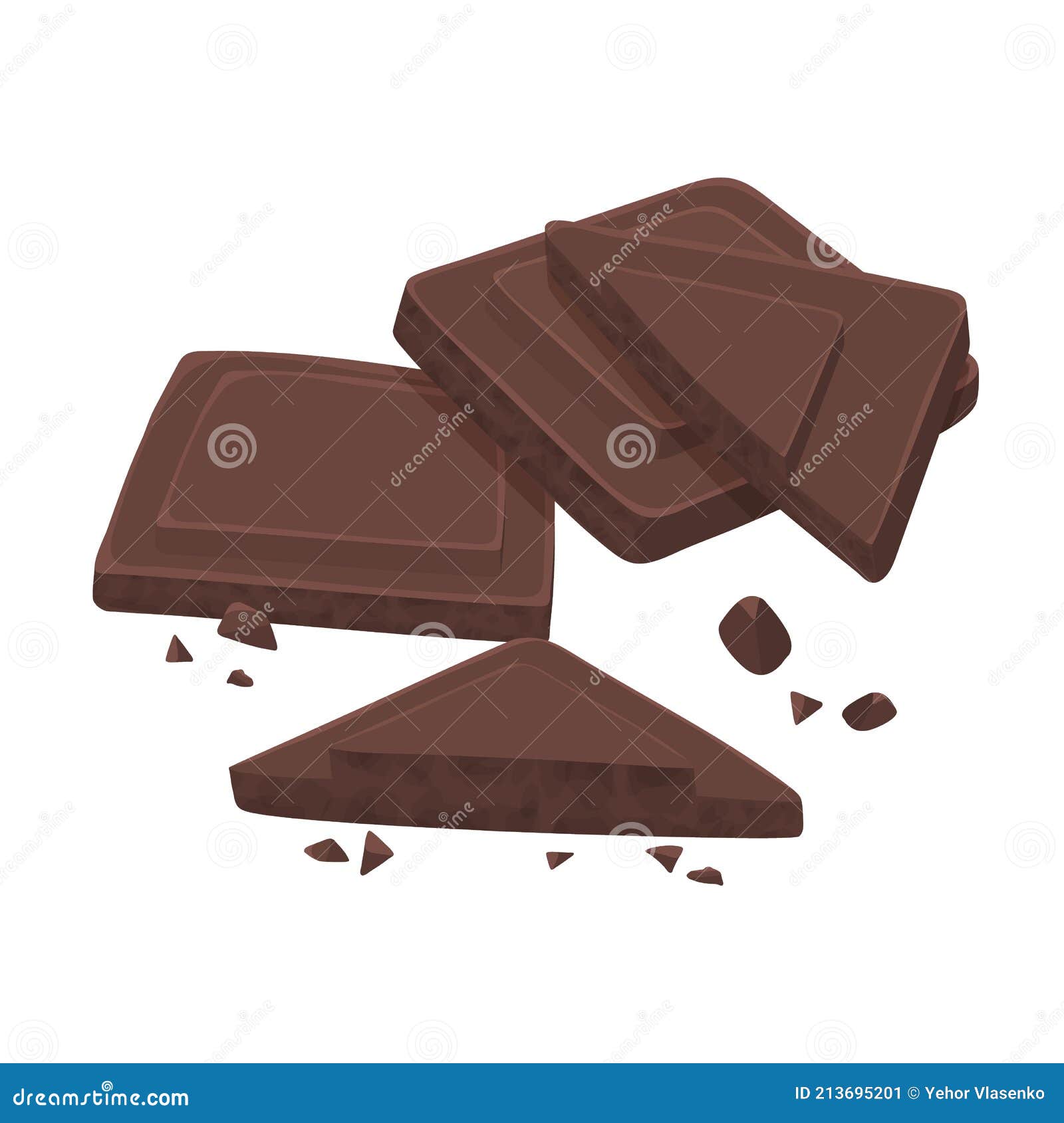 Chocolate Vector Icon.Cartoon Vector Icon Isolated on White Background ...