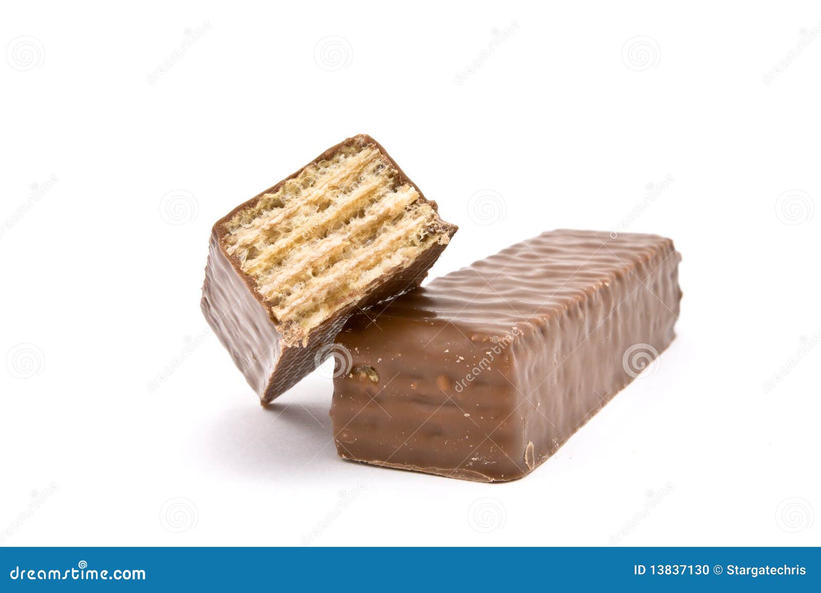 Chocolate Wafer Stock Photo - Image: 13837130