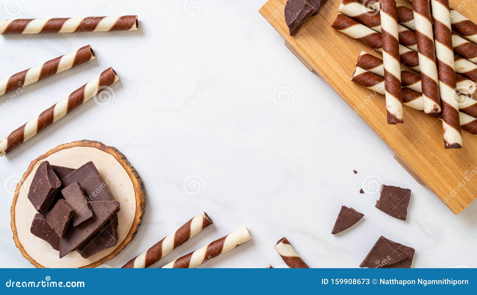 Chocolate wafer stick stock image. Image of refreshment - 159908673