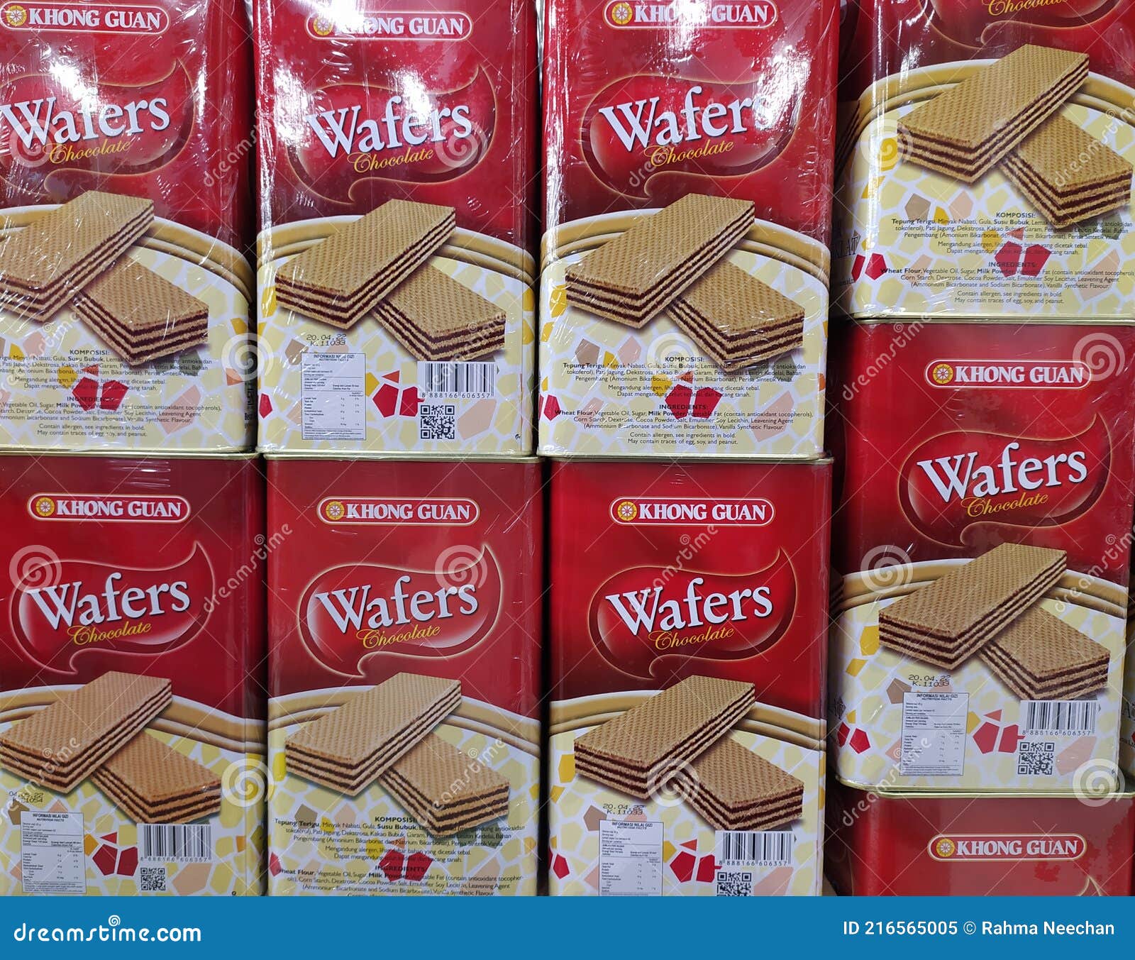 Chocolate Wafer Snacks editorial image. Image of brand - 216565005