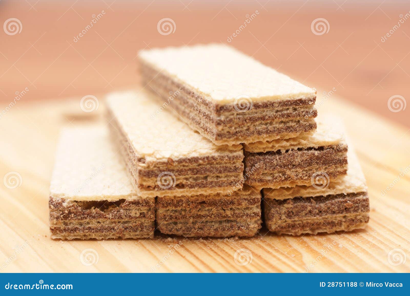 Chocolate wafers stock photo. Image of biscuit, food - 28751188
