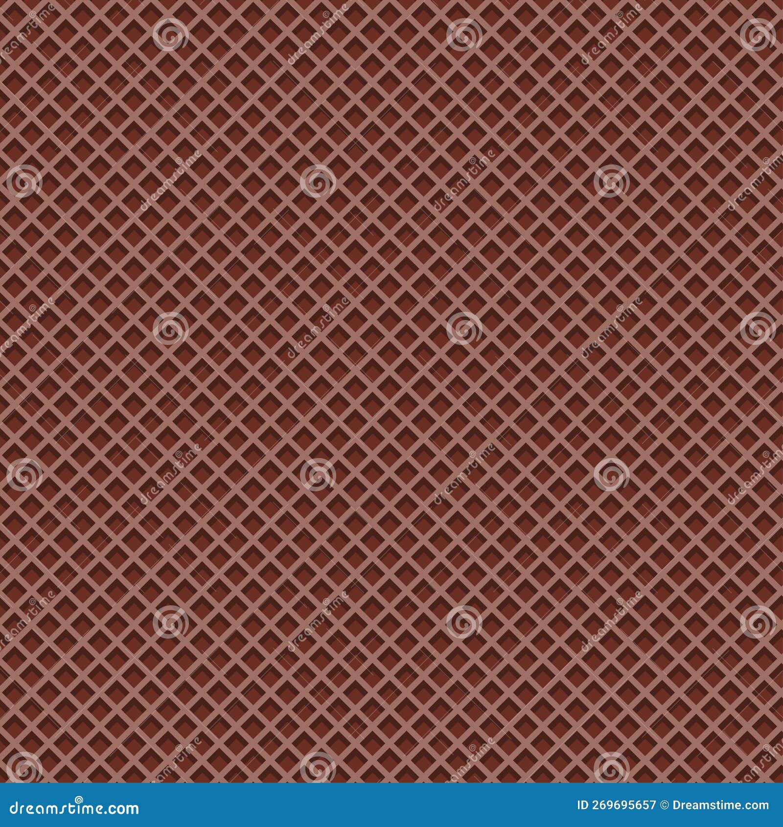 Chocolate Waffle Background. Vector Illustration Stock Vector ...