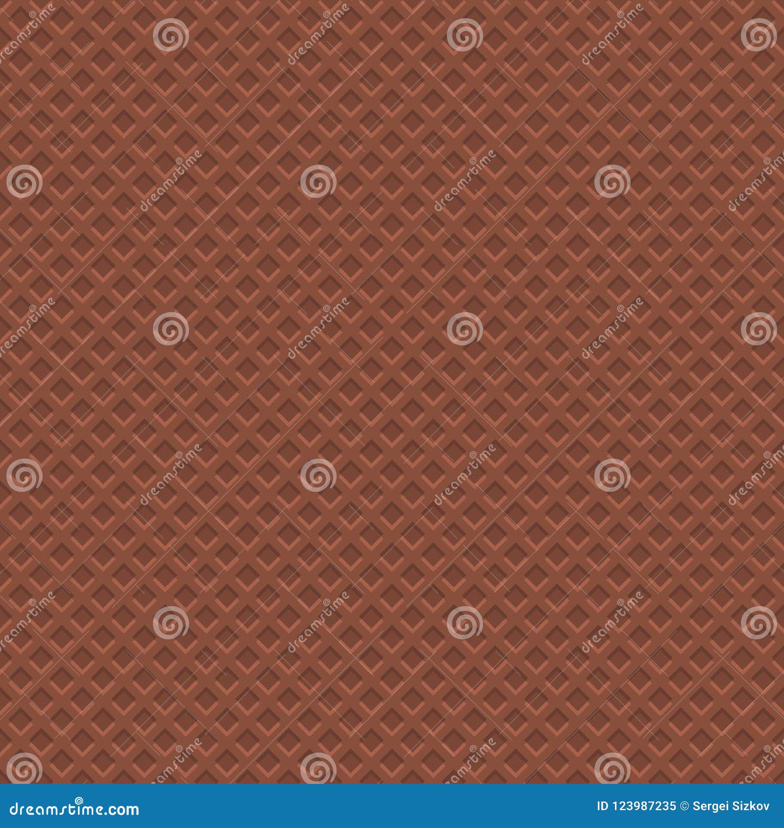 Chocolate Waffle Texture Pattern. Seamless Background. Vector Stock ... Chocolate Waffle Texture Pattern. Seamless Background. Vector Stock ...