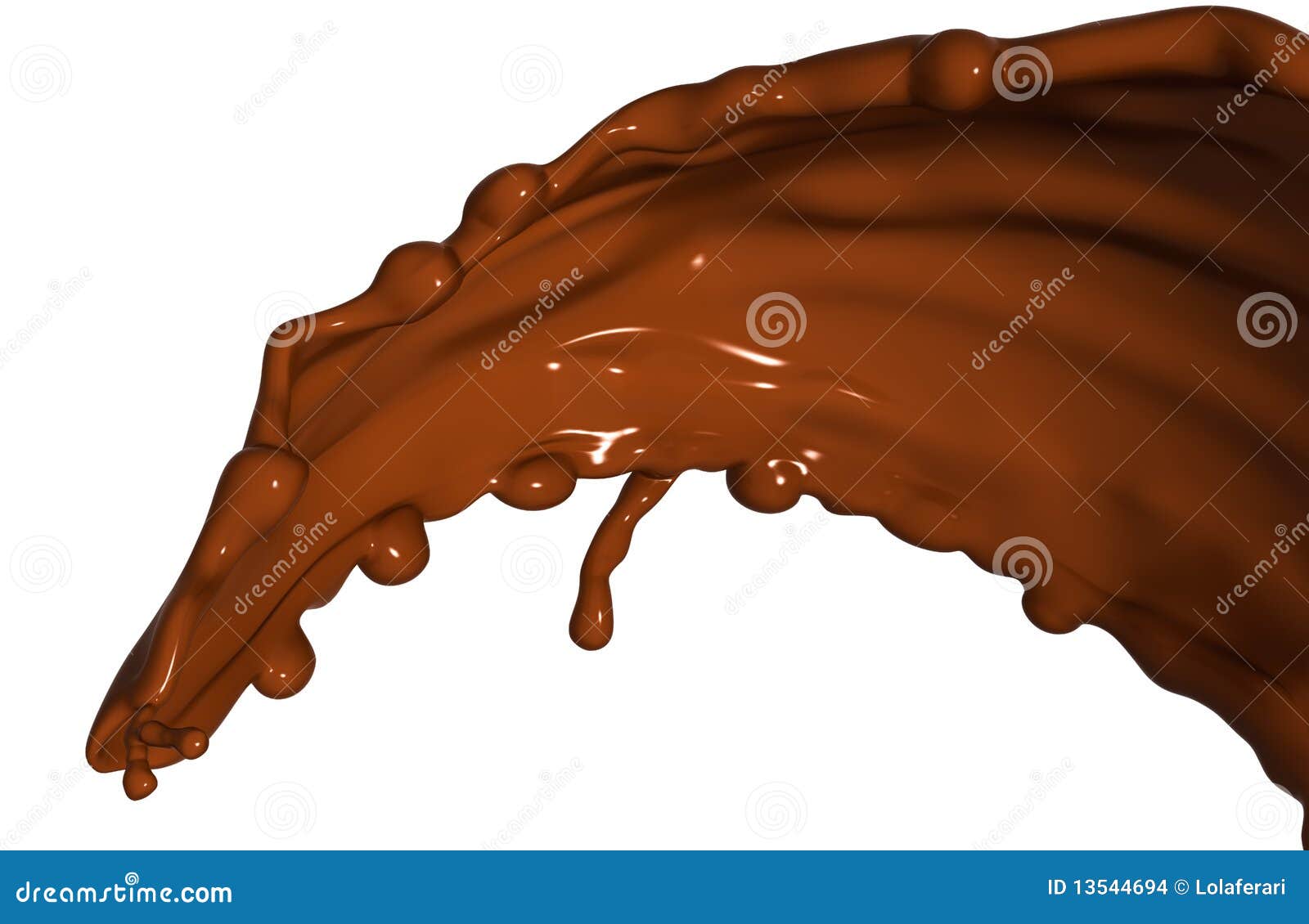 Chocolate wave stock illustration. Illustration of melted - 13544694