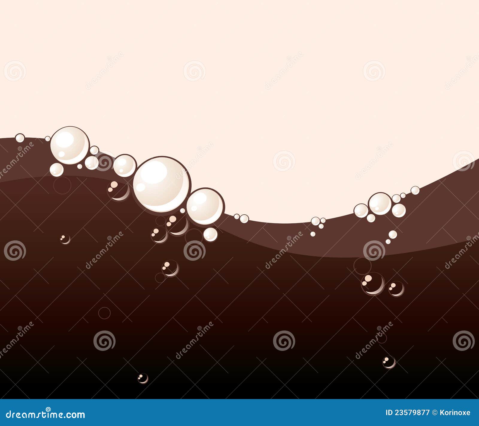 Chocolate wave stock vector. Illustration of simple, dark - 23579877