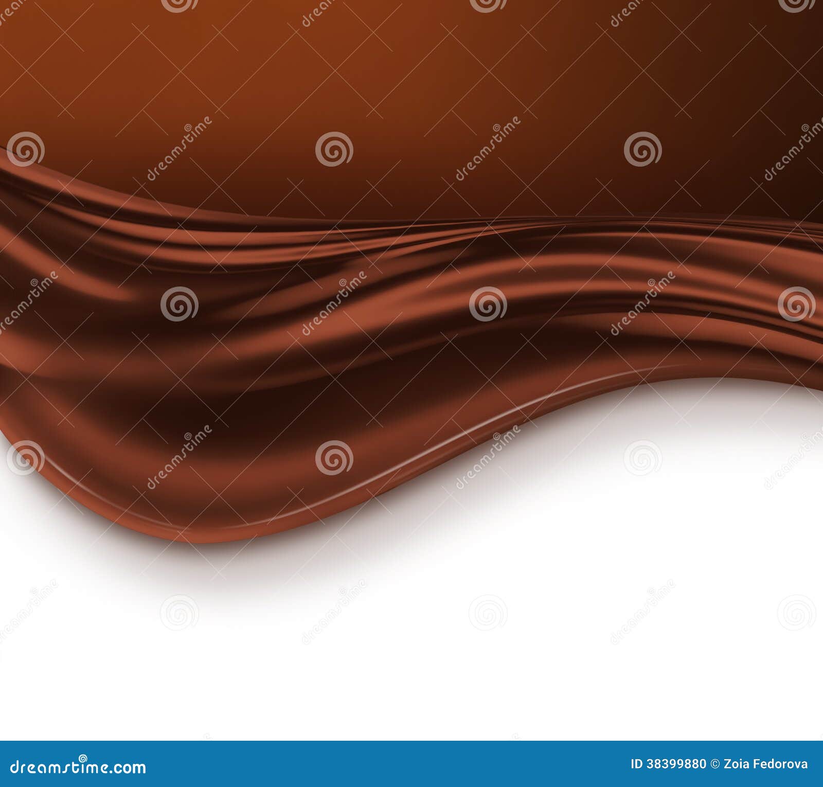Chocolate Wave Or Flow Splash In Glass, Pouring Hot Melted Milk ...