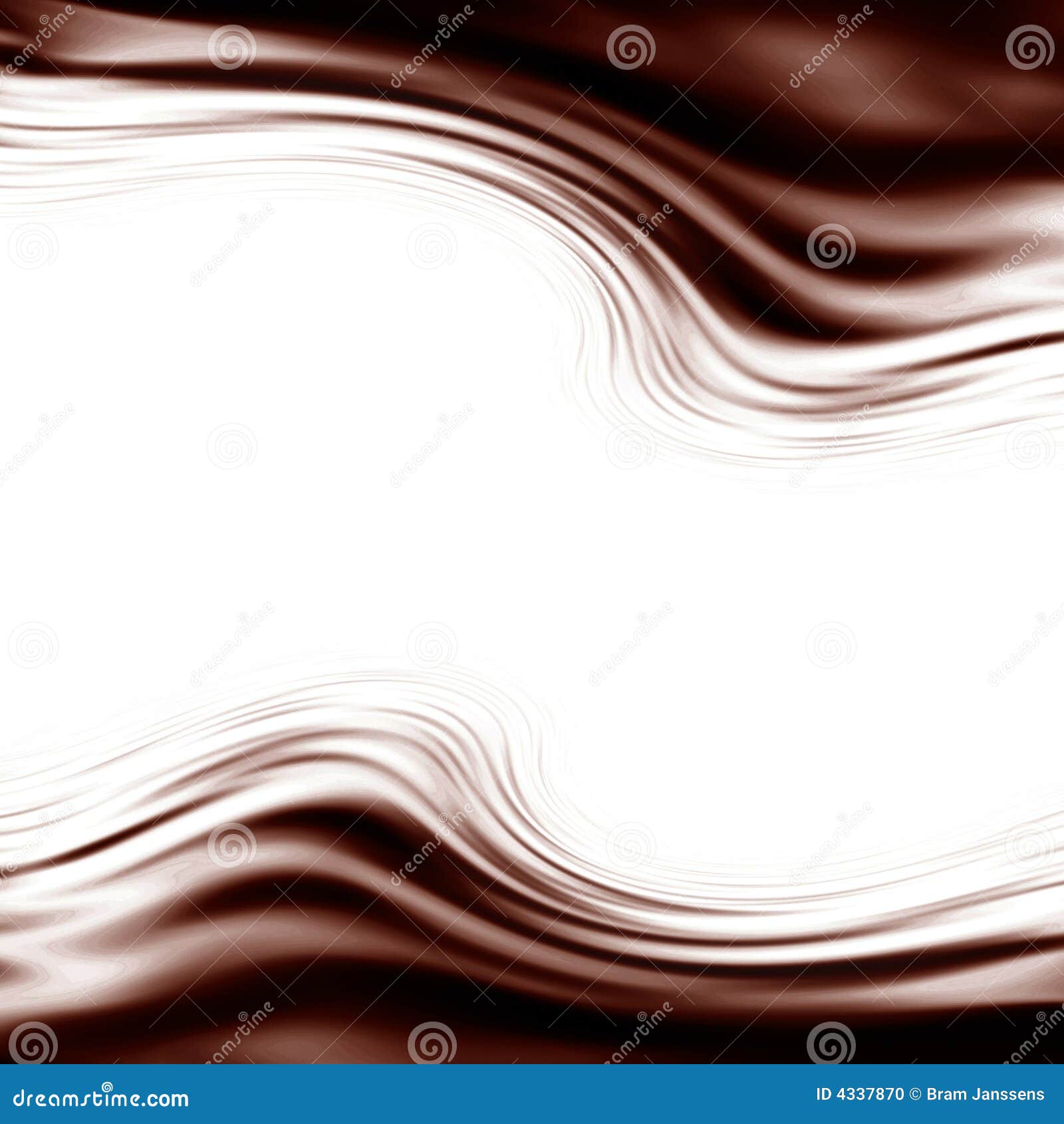 Chocolate wave stock illustration. Illustration of swirl - 4337870
