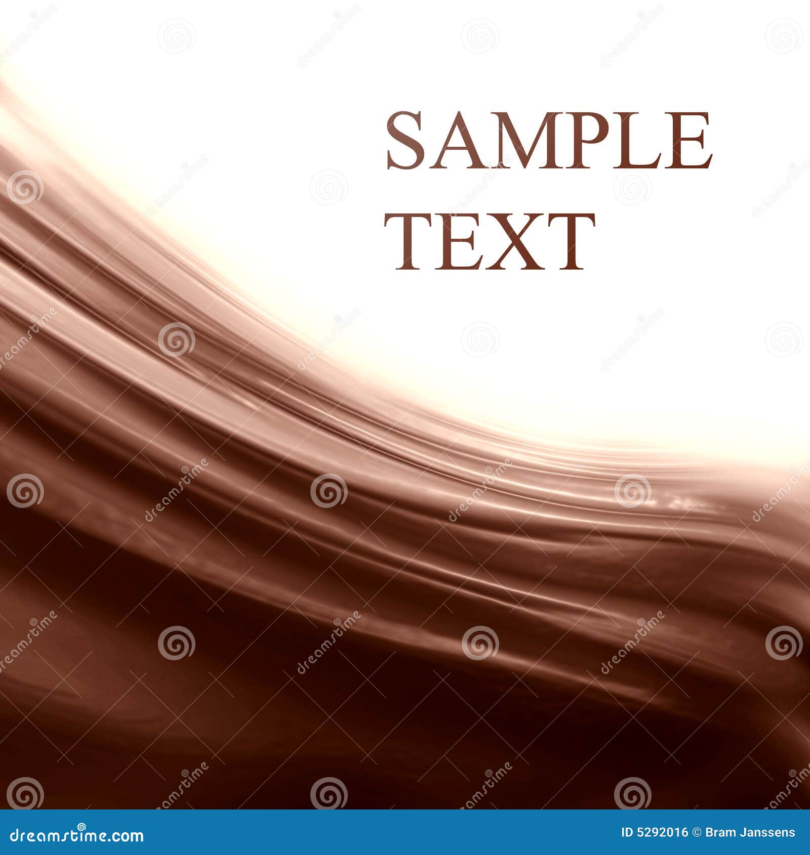 Chocolate waves stock illustration. Illustration of sweets - 5292016