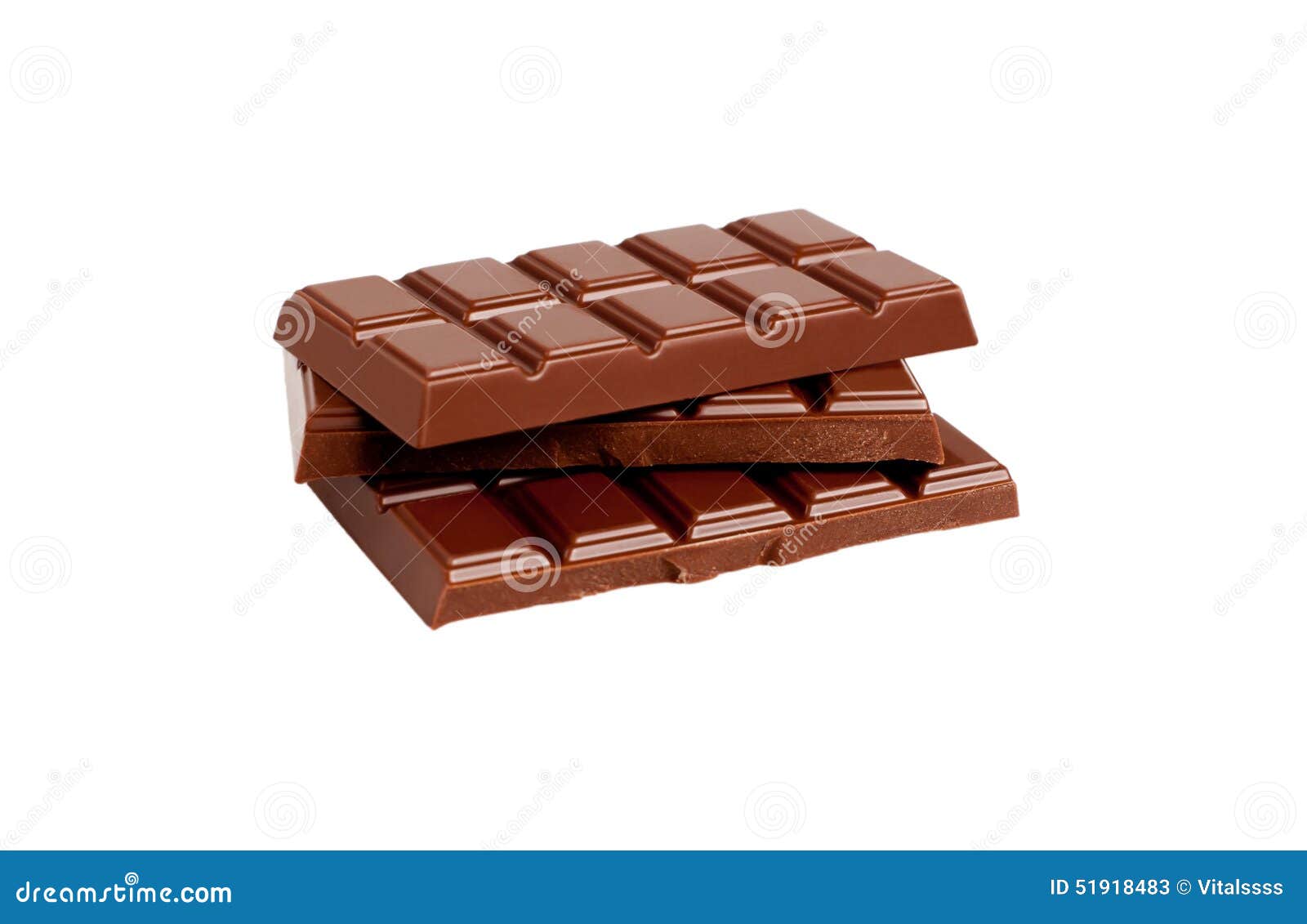 Chocolate on White Background. Stock Image - Image of cacao, bitter ...