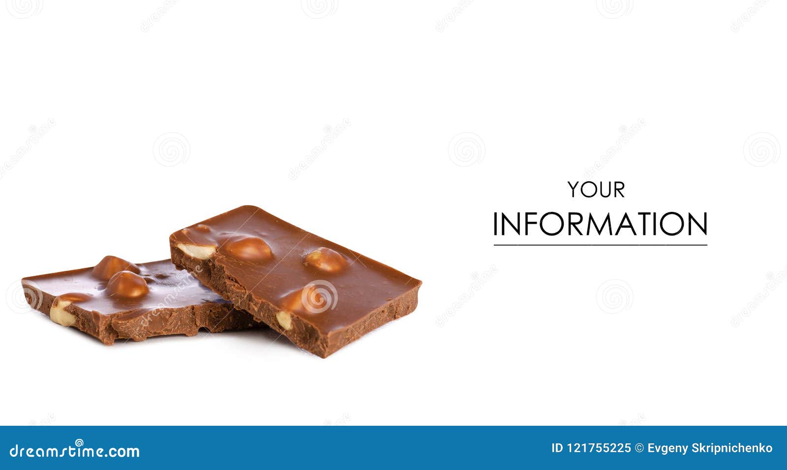 Chocolate with Whole Hazelnuts Pattern Stock Image - Image of gourmet ...