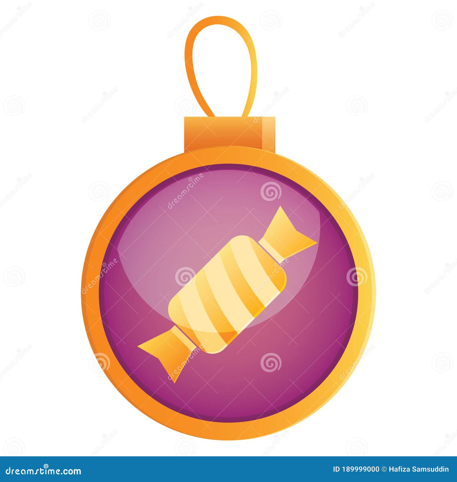 Chocolate Wrapper Button. Vector Illustration Decorative Design Stock ...