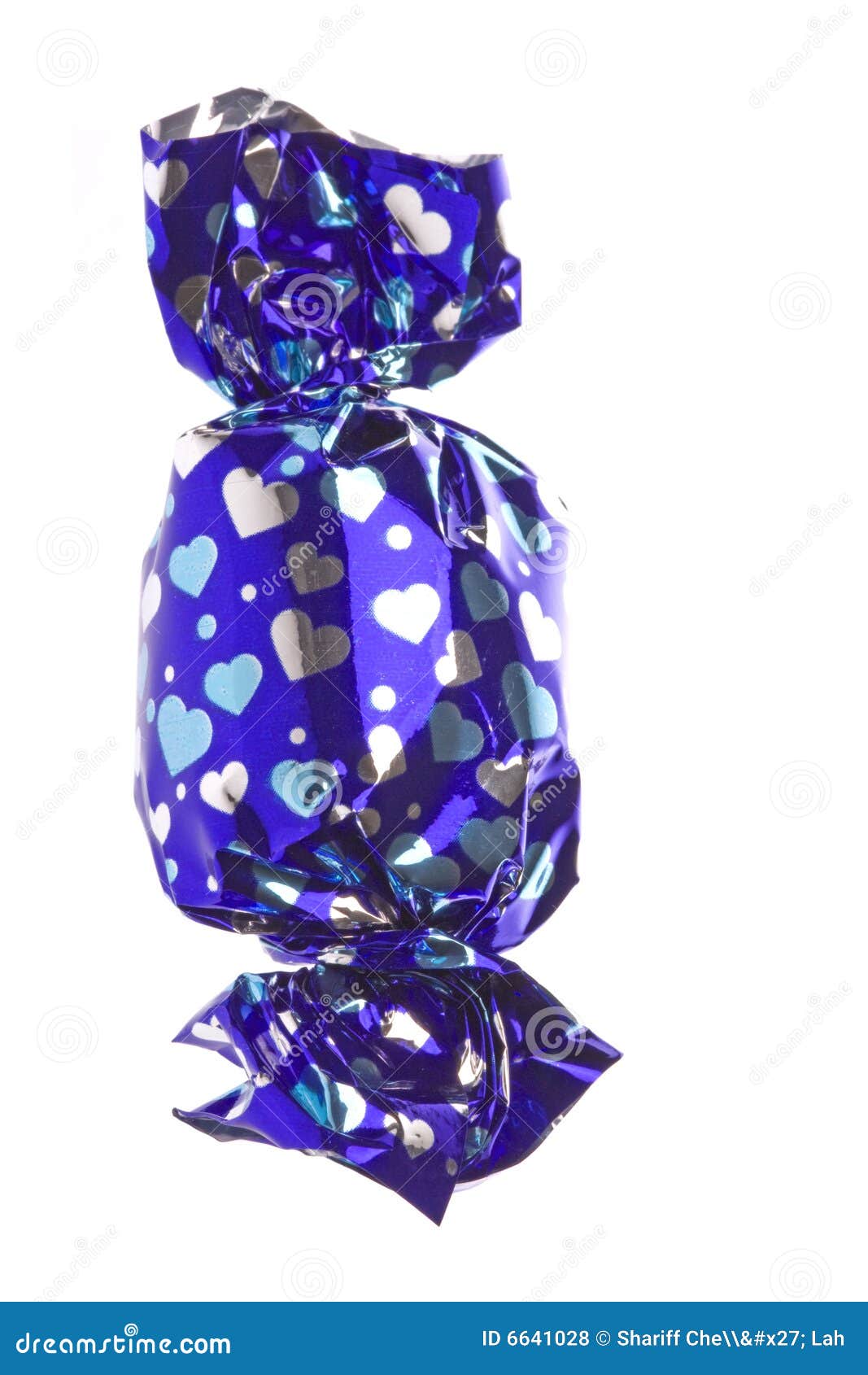 Chocolate in Wrapper Isolated Stock Photo - Image of dessert, sweet ...