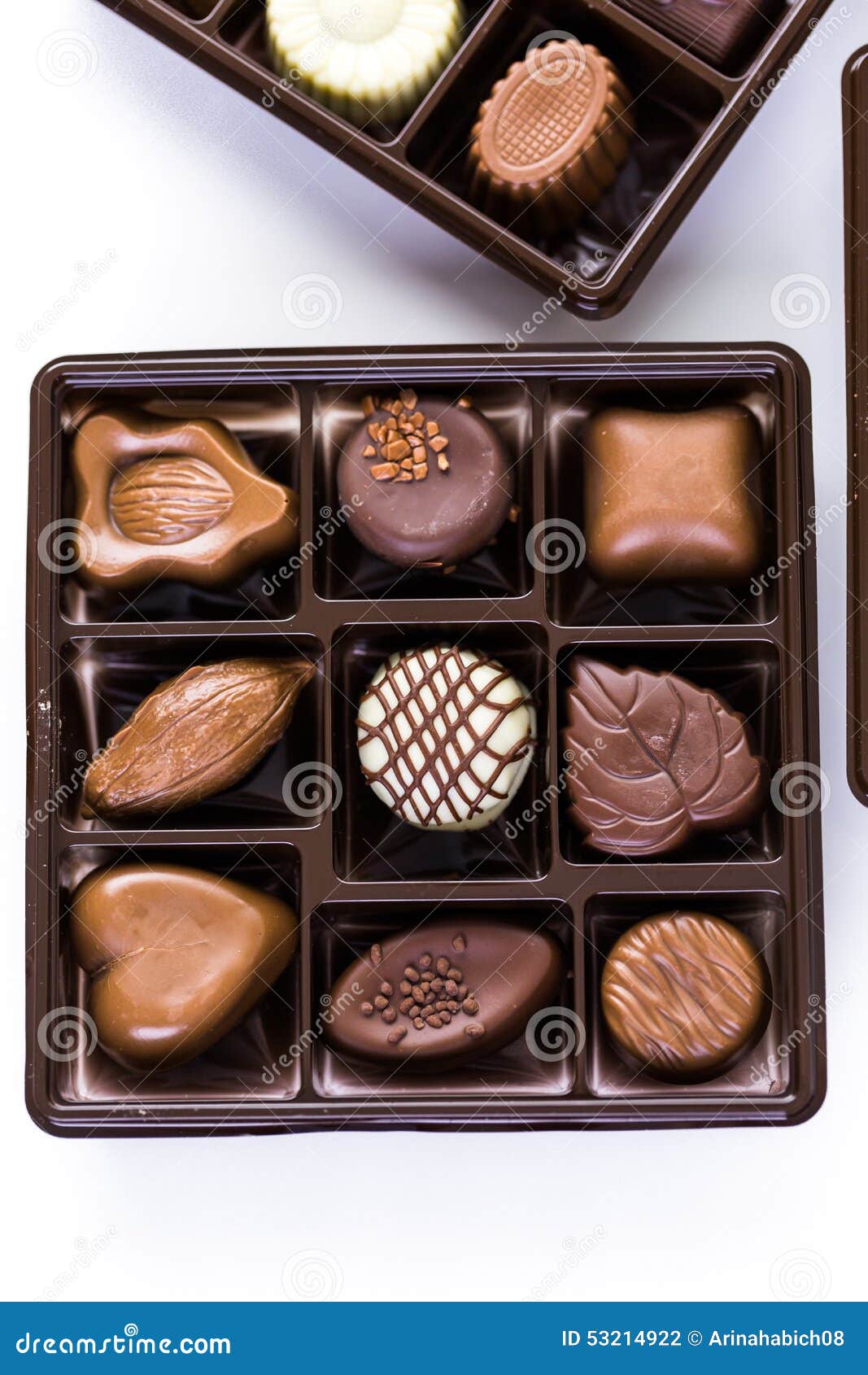 Chocolates stock photo. Image of dessert, round, variety - 53214922
