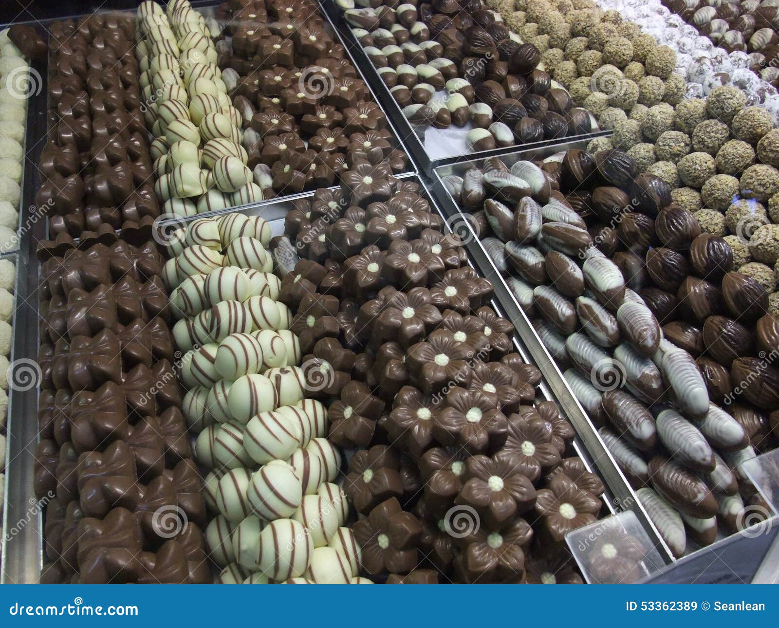 Chocolates stock image. Image of round, expensive, assortment - 53362389