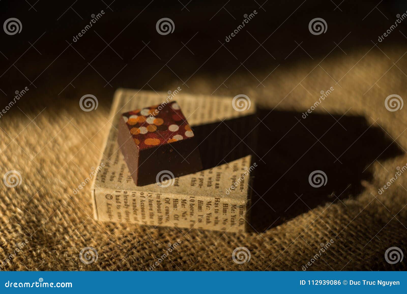 Chocolate cube stock photo. Image of popular, chocolate - 112939086