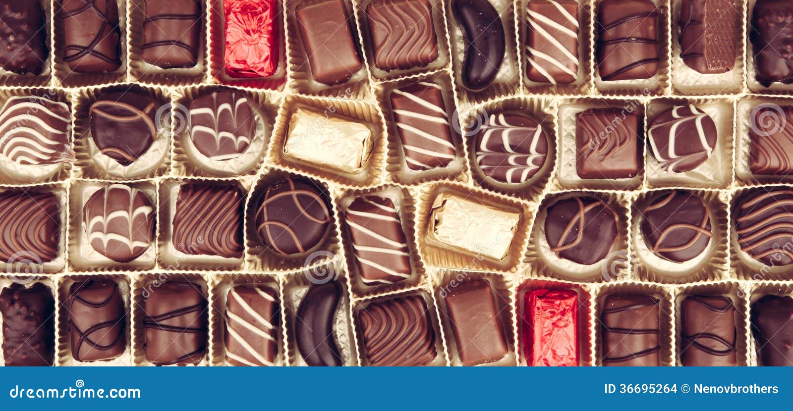 Chocolates Finos Clasificados Foto de archivo - Imagen de delicioso ...