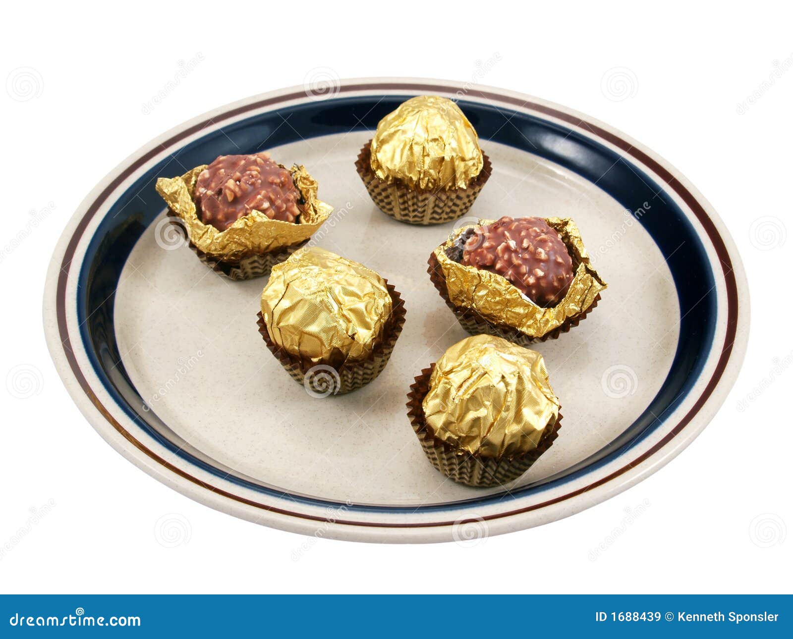 Chocolates on plate stock image. Image of paper, plate - 1688439