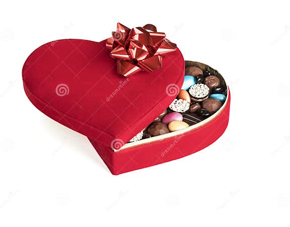 Chocolates in red box stock image. Image of assortment - 85601935