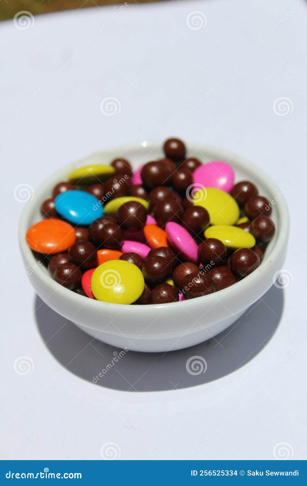 Chocolates and Sweets in Different Flavors and Colors Stock Photo ...