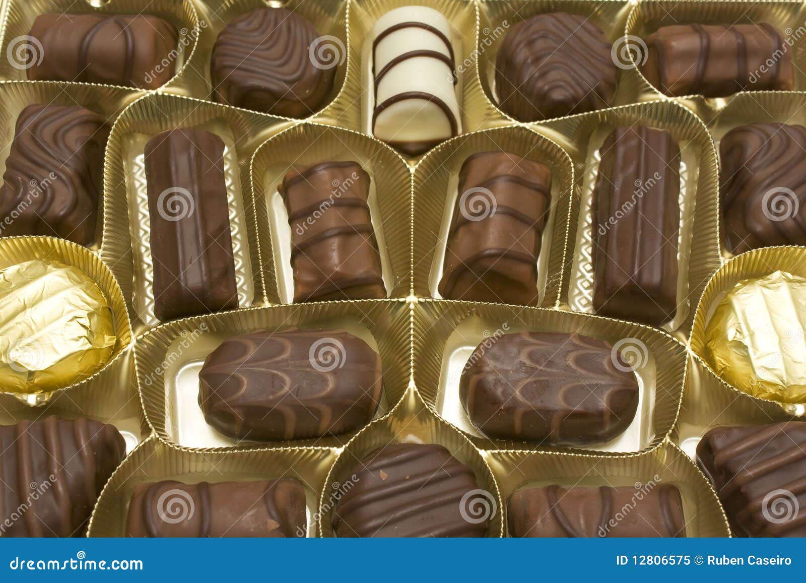 Chocolats stock image. Image of delicious, praline, isolated - 12806575