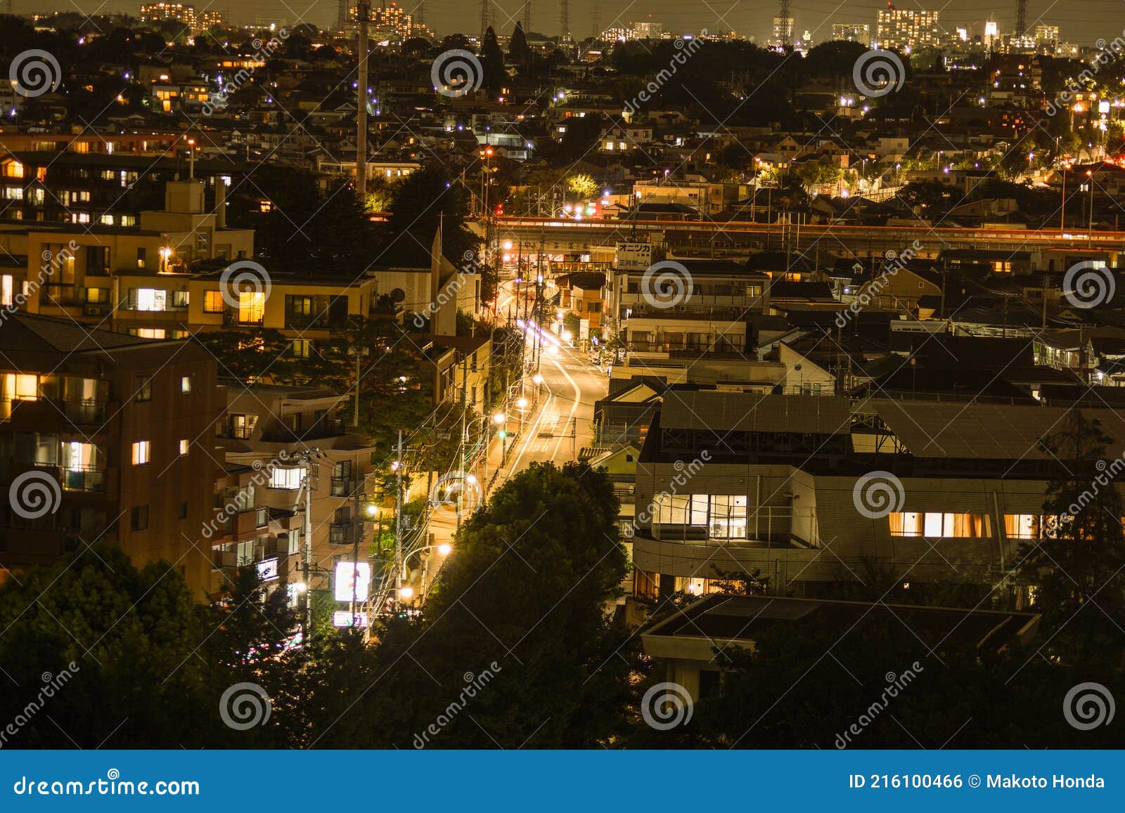 Chofu of Night View and Skyline Stock Photo - Image of city, chofu ...