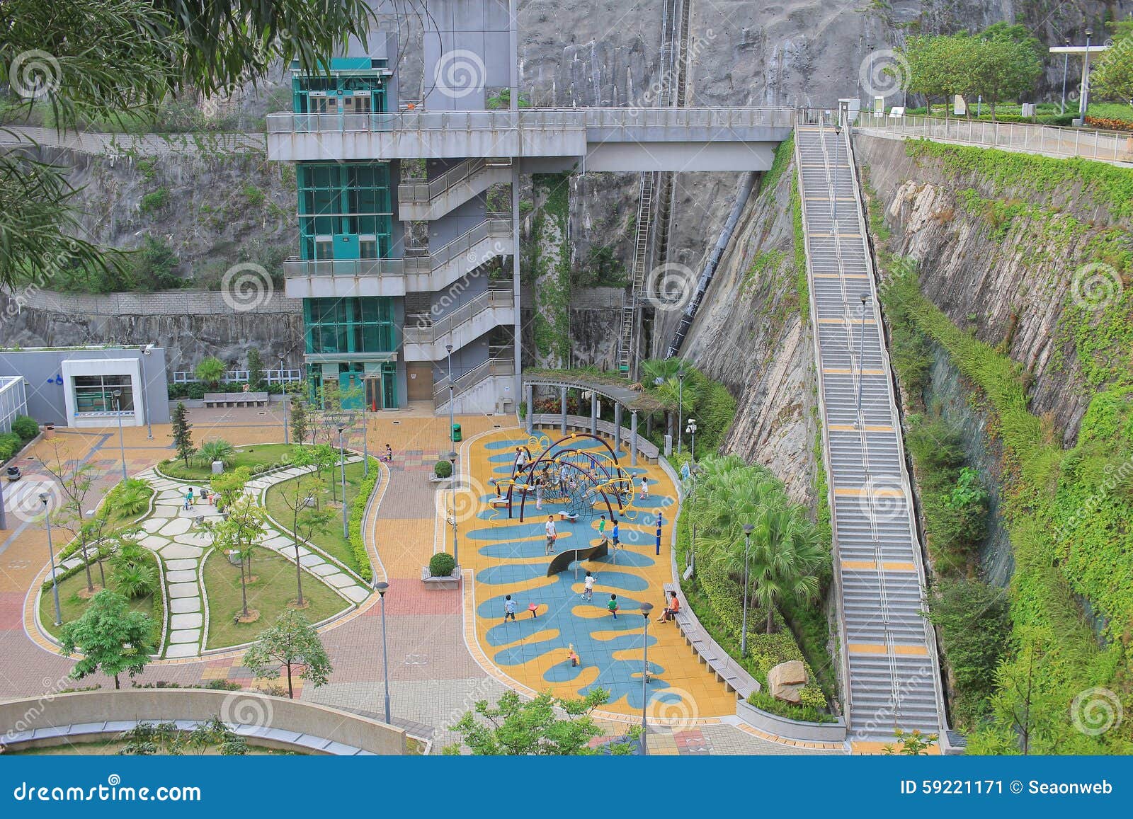Choi Wing Road Park editorial photo. Image of kowloon - 59221171