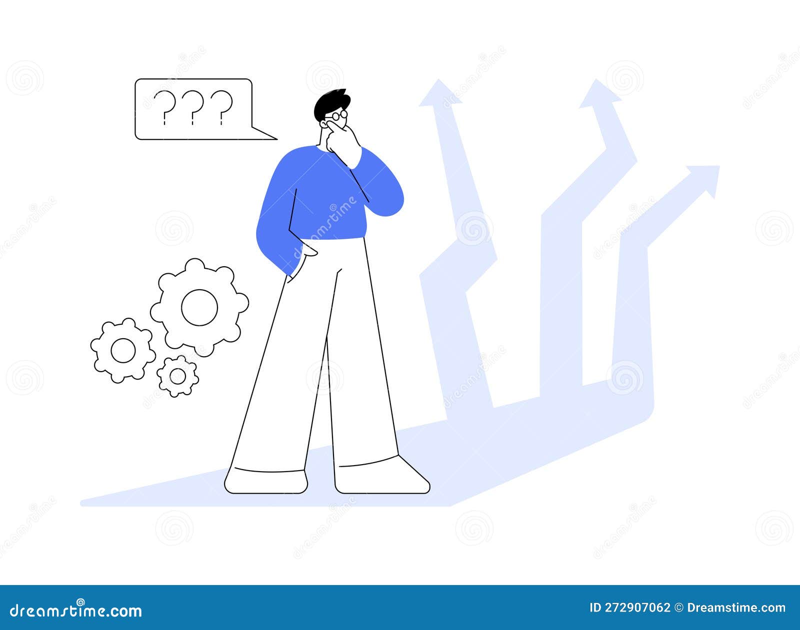 Choice Abstract Concept Vector Illustration. Stock Vector ...