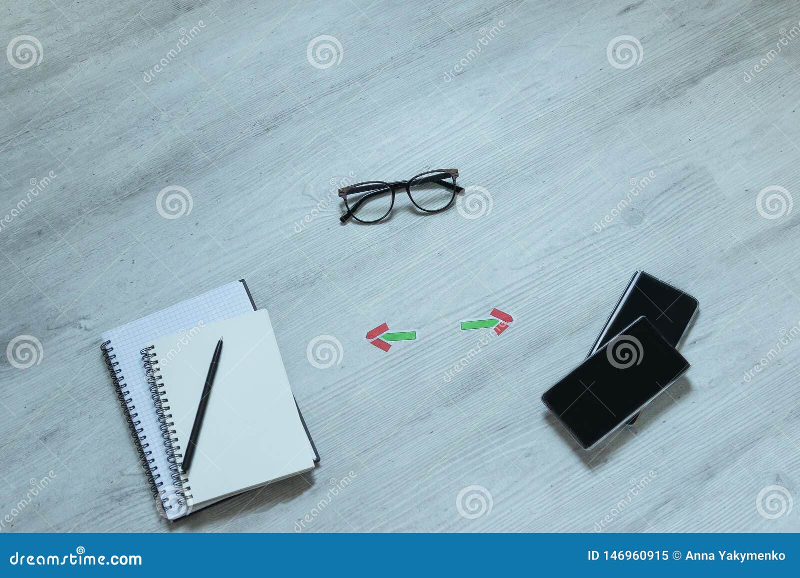 Choice and Advantages between Notebooks, Books, Phones, Stock Image ...