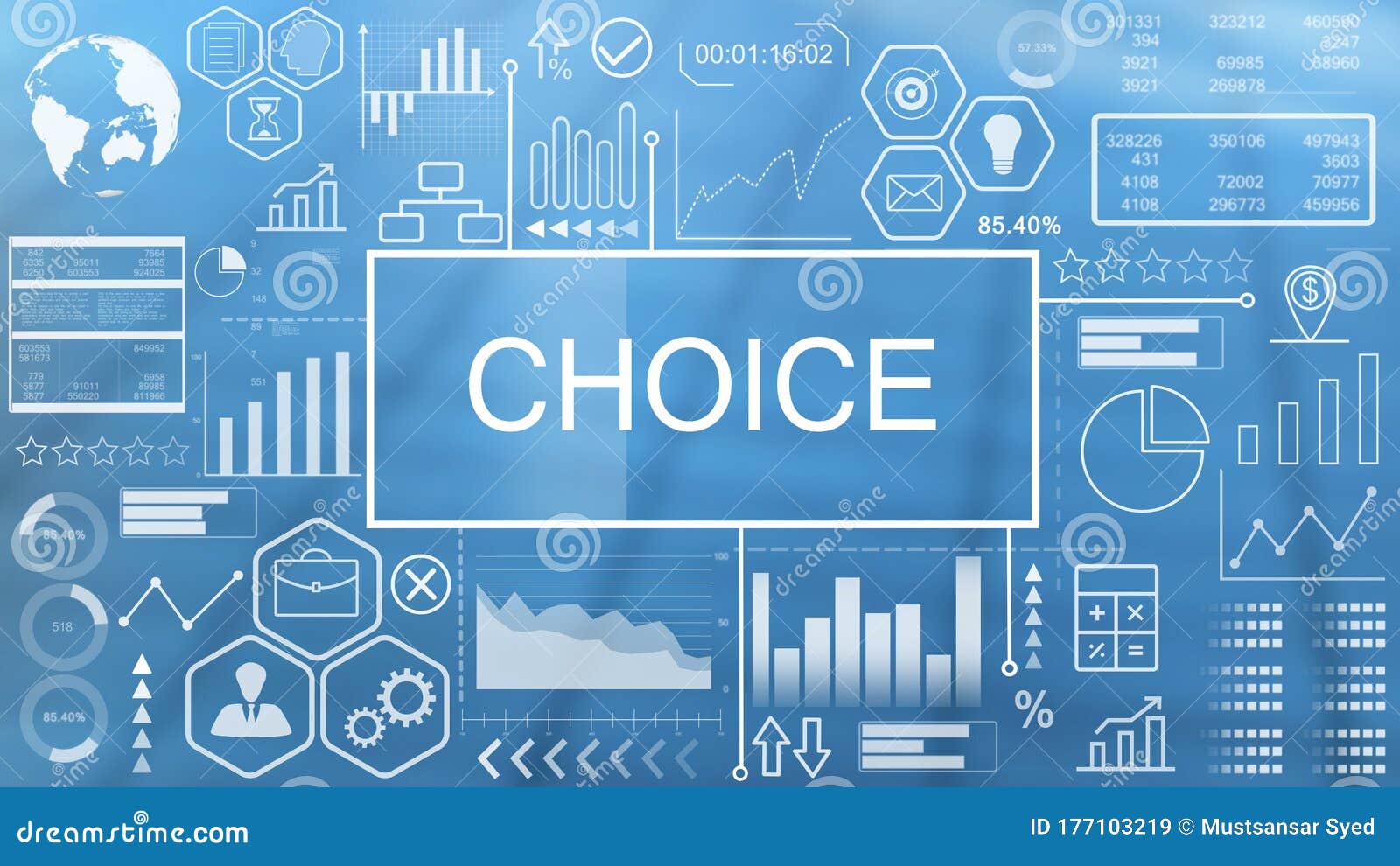 Choice, Animated Typography Stock Illustration - Illustration of ...
