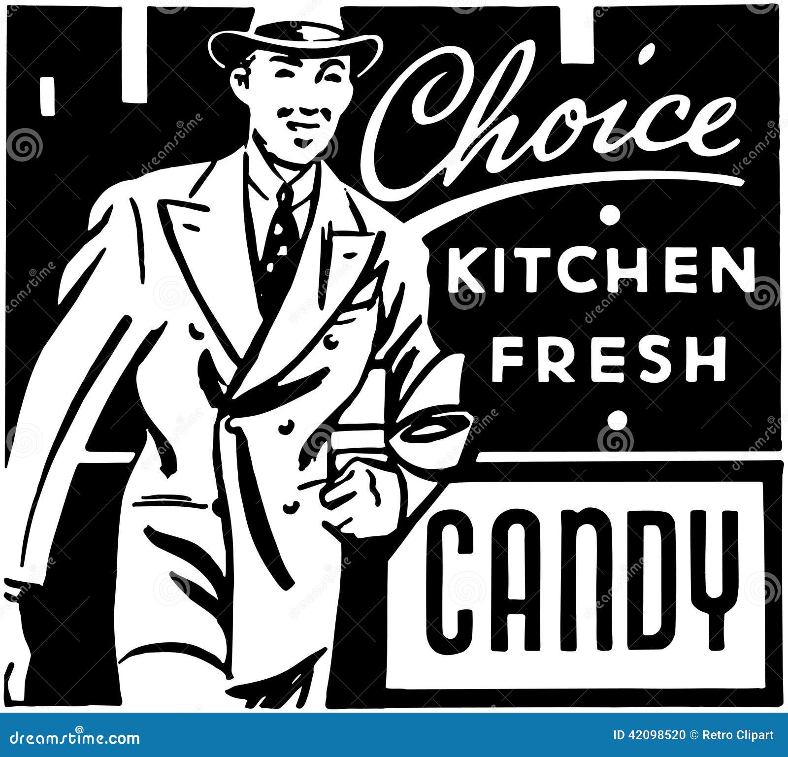 Choice Candy stock vector. Illustration of hats, americana - 42098520