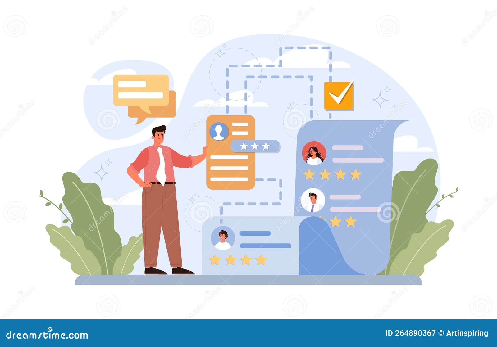 Choice Concept. Difficult Decision-making, Success or Failure Stock ...