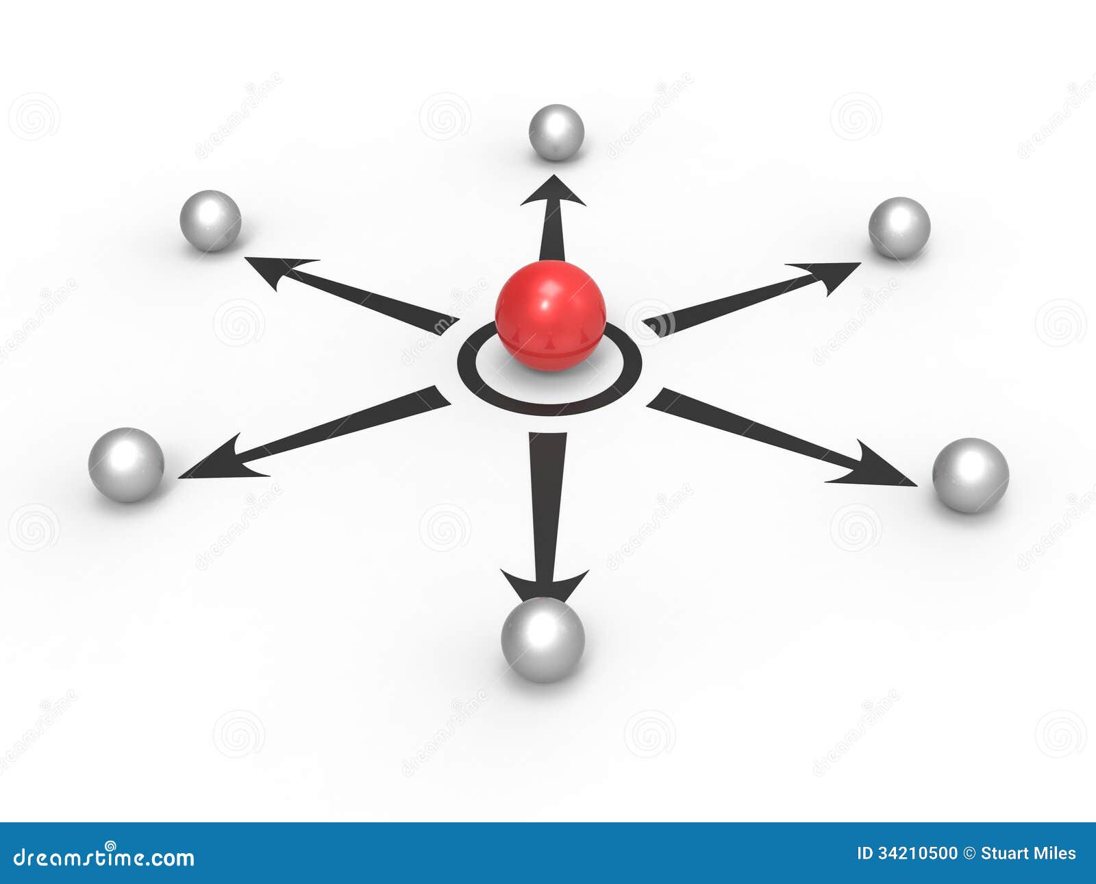 Choice Diagram Shows Direction or Options Stock Illustration ...