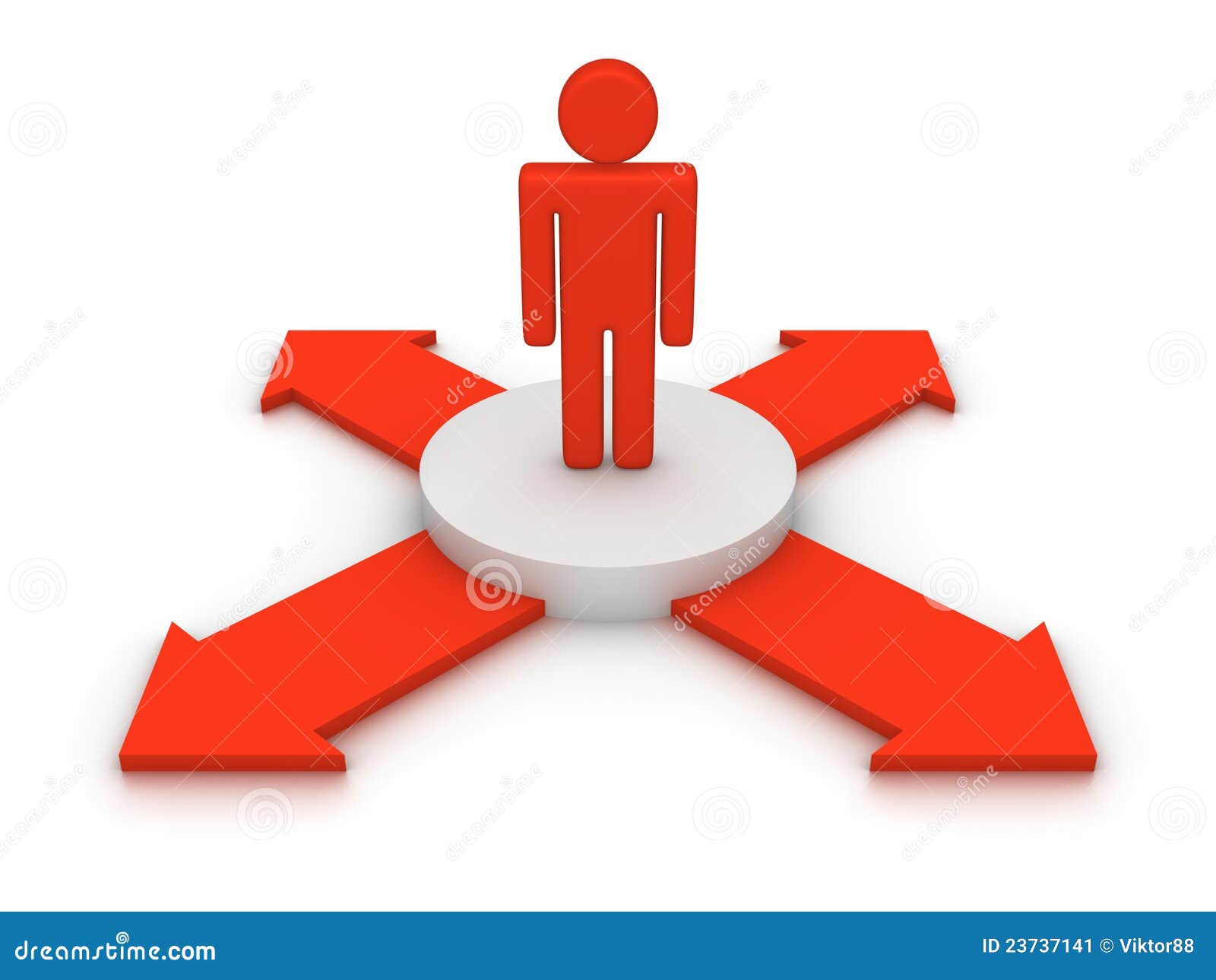 Choice of directions stock illustration. Illustration of arrowhead ...