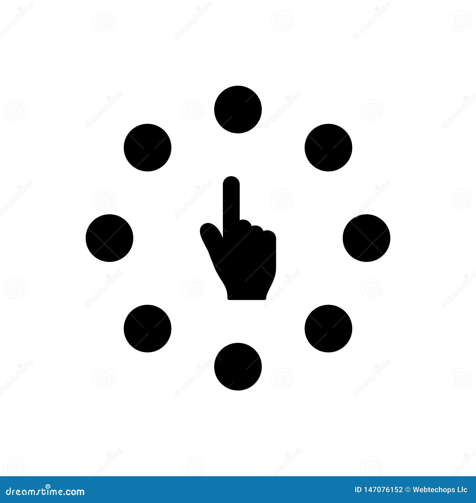 Black Solid Icon for Choice, Variety and Diversity Stock Vector ...