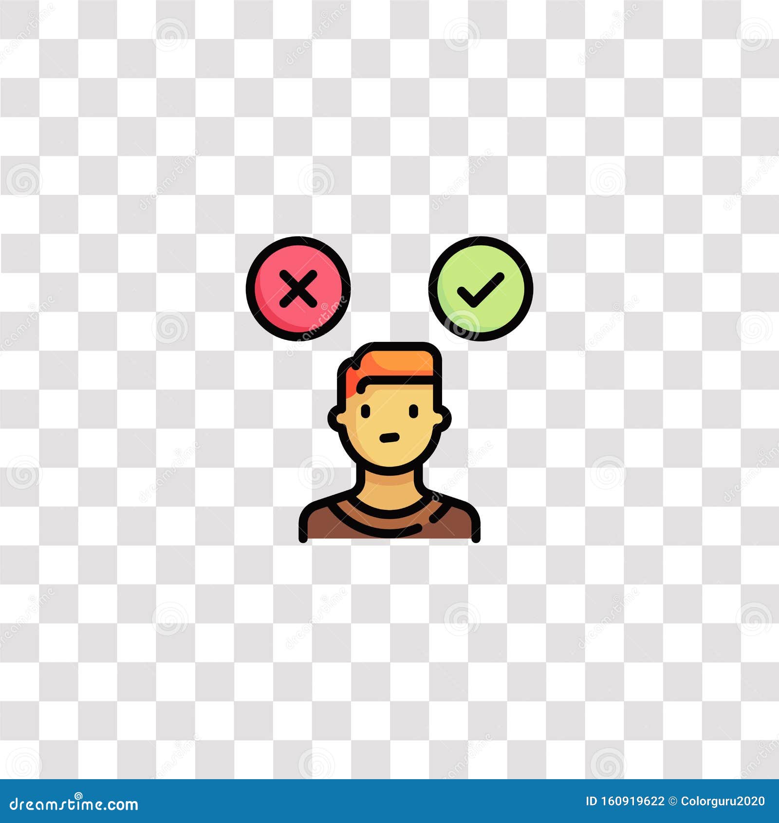 Choice Icon Sign and Symbol. Choice Color Icon for Website Design and ...