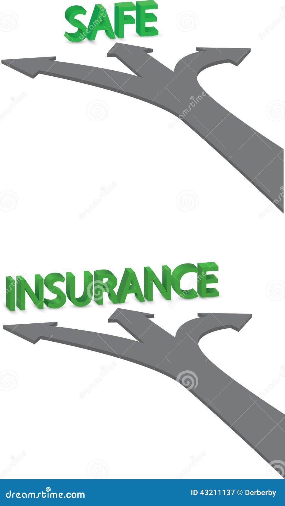 Choice insurance or safe stock vector. Illustration of decision - 43211137