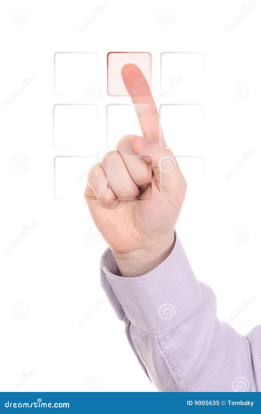 Choice red button stock image. Image of imagination, good - 9005635