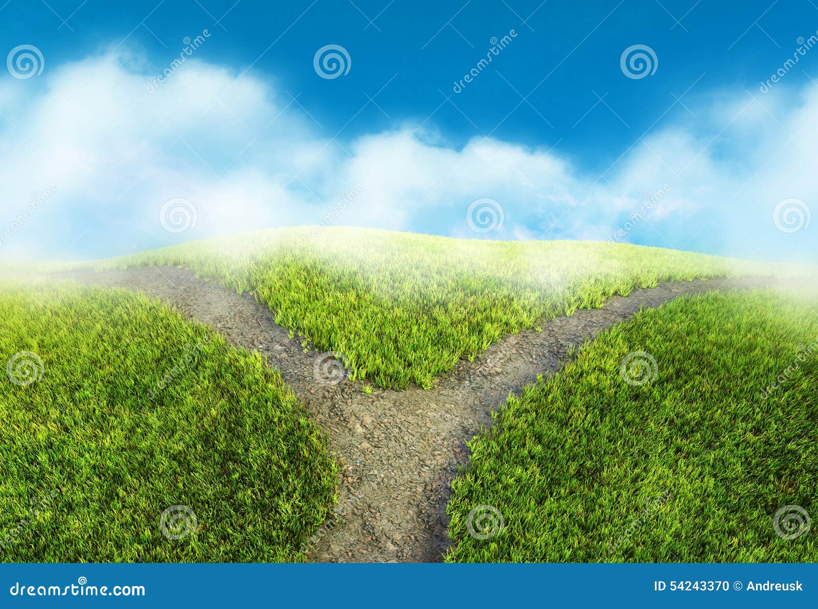 Choice at road c stock illustration. Illustration of strategic - 54243370