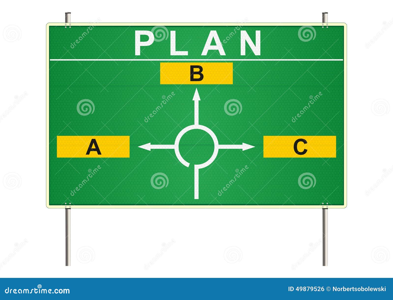 Choice road sign stock illustration. Illustration of dilemma - 49879526