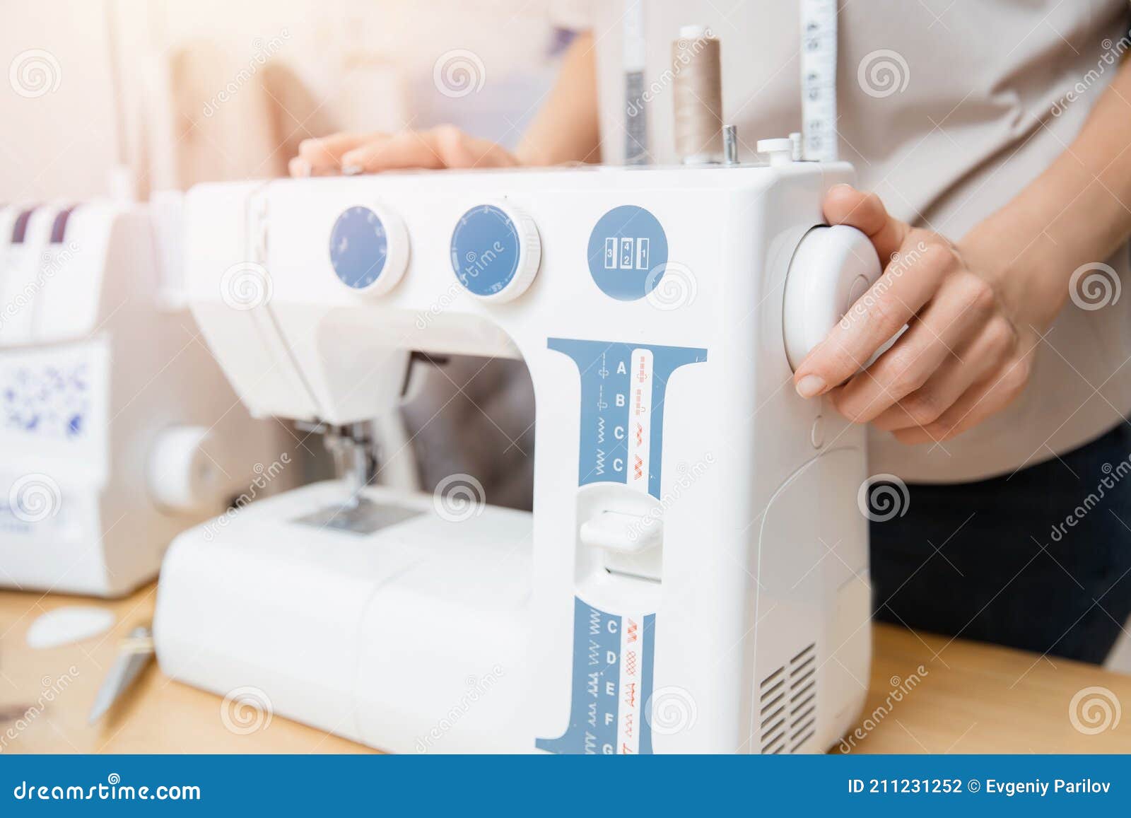 Choice of Sewing Machine for Production of Dresses in Workshop Stock ...