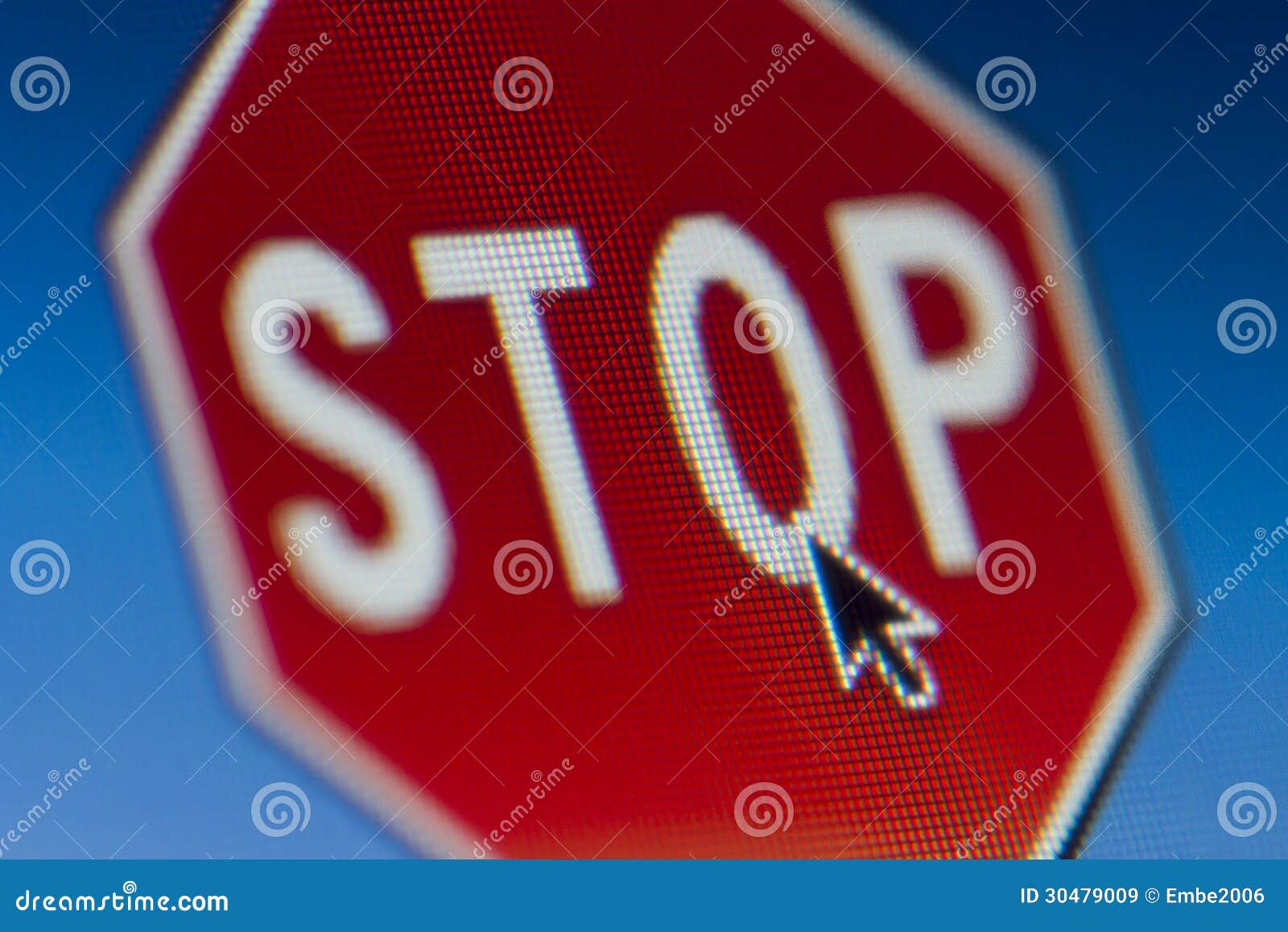 Stop Sign stock image. Image of cursor, pointer, mouse - 30479009