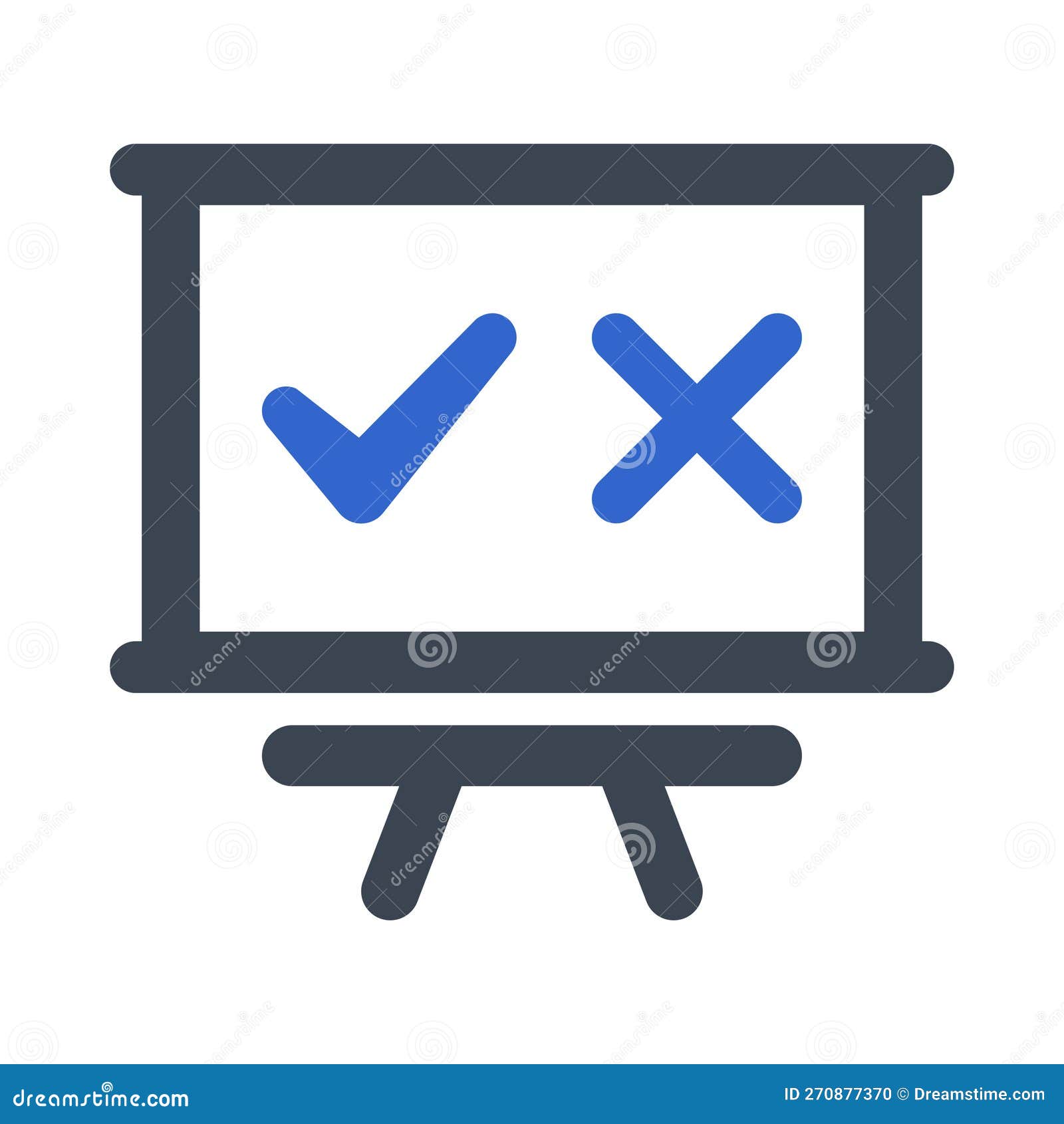 Choice task icon stock vector. Illustration of vector - 270877370