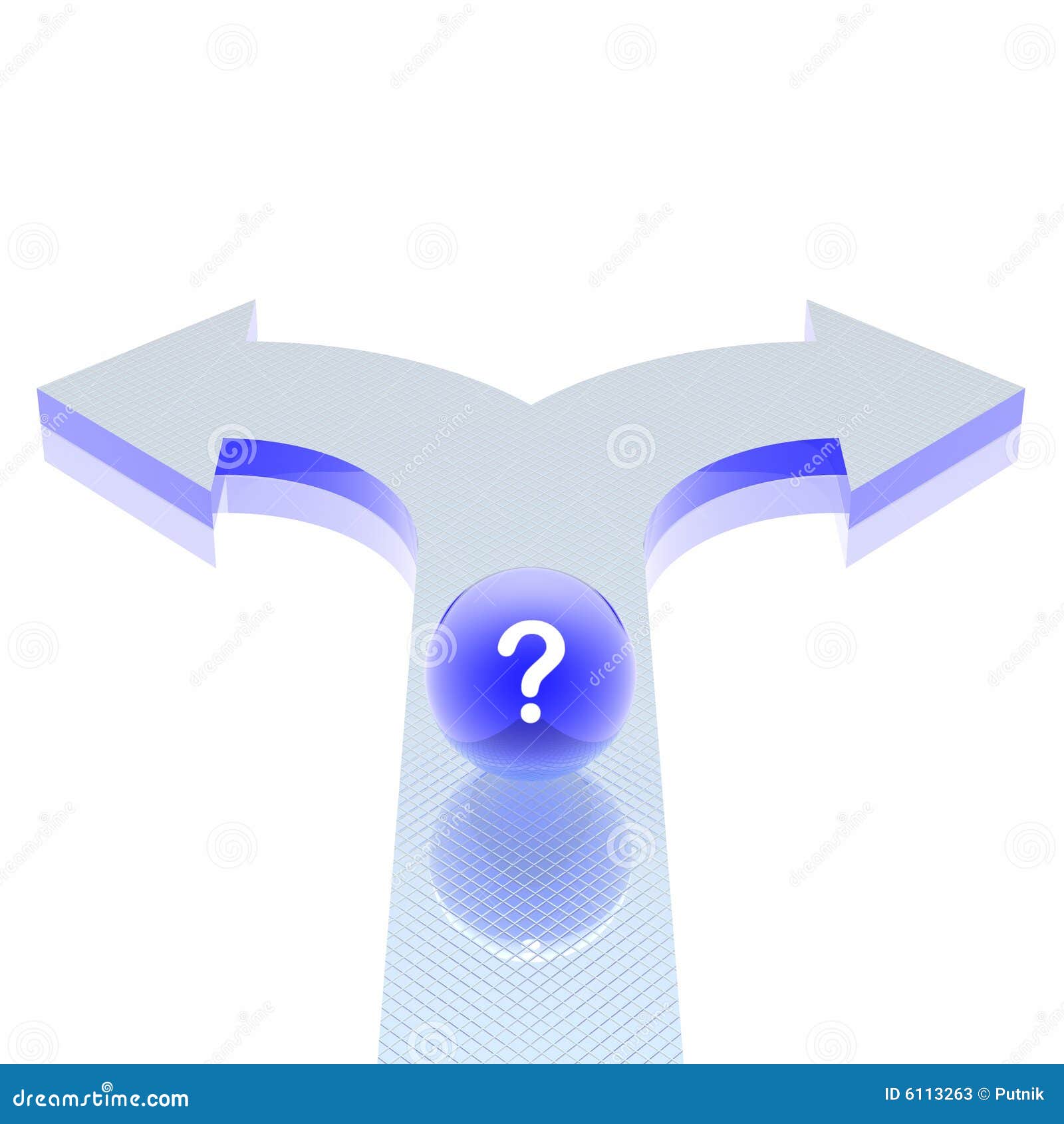 Choice way stock illustration. Illustration of crossing - 6113263